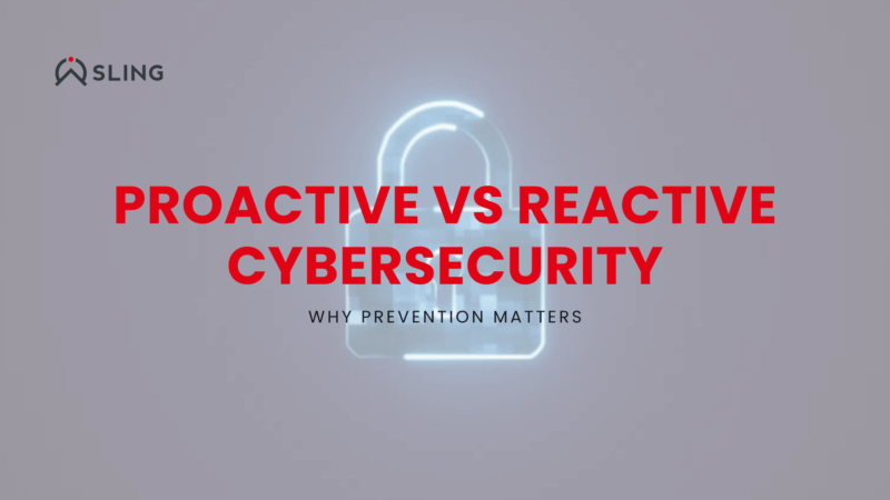 Reactive Vs Proactive Cybersecurity: Why Prevention Matters - Sling Score